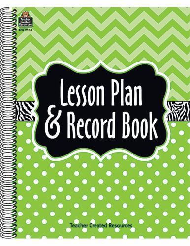 Lesson Plan and Record Book by Teacher Created Resources Staff (2017 ...