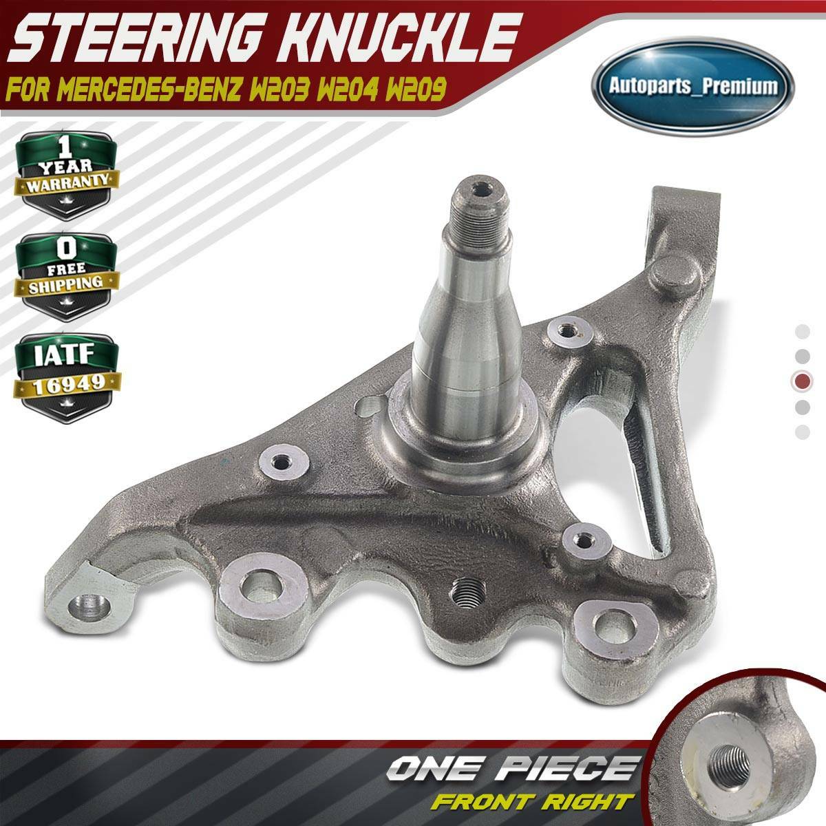 Steering Knuckle Front Right for Mercedes-Benz W204 C209 R171 E350 204 ...