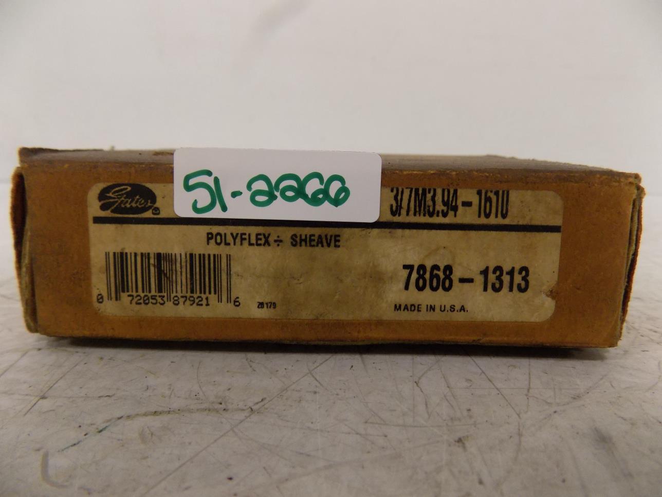 GATES+POLYFLEX+SHEAVE+7868-1313 for sale online | eBay