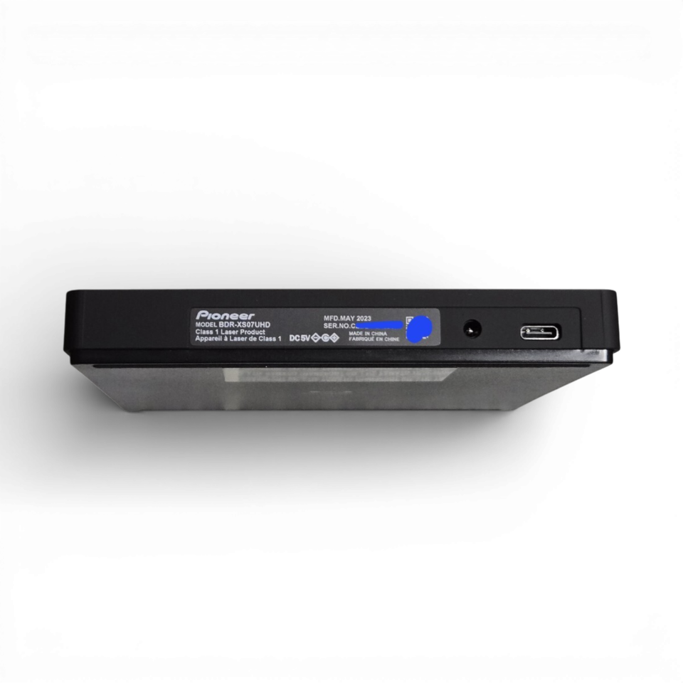 Pioneer BDR-XS07UHD 4K Ultra HD Blu-ray BD Slot Loading DVD CD BDXL USB ...