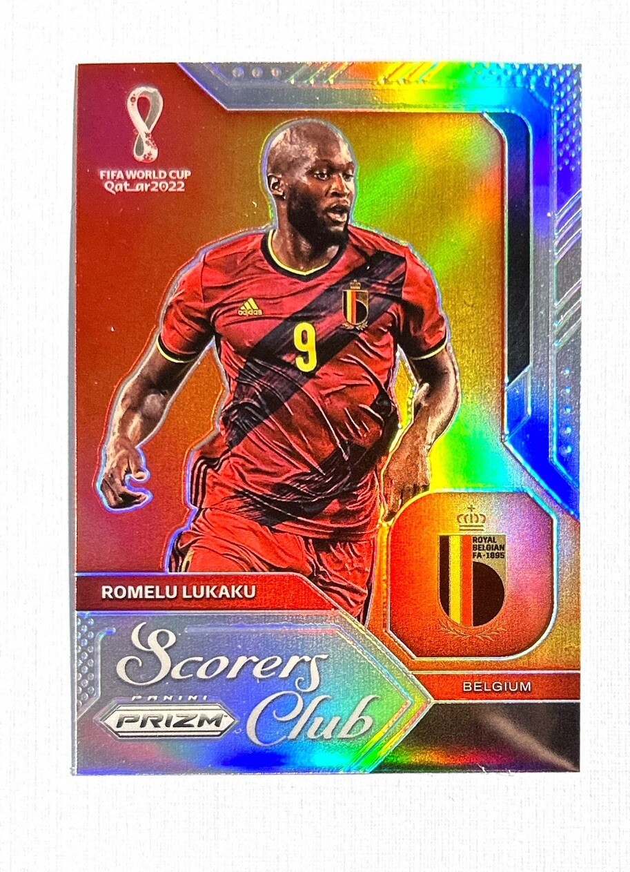 2022 Panini Prizm World Cup Qatar - Scorers Club Romelu Lukaku #25 ...