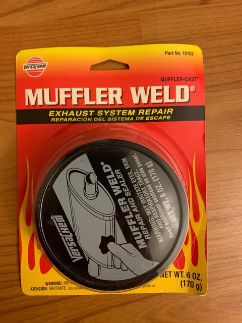 Muffler Weld Cast Exhaust Tailpipe System Repair 6oz Car Truck 10103 ...