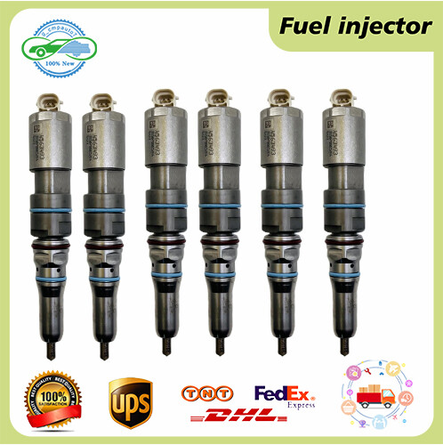6PCS Fuel Injector 456-3509 20R-5075 for Cat C9.3 Engine D6T D7E E336F ...