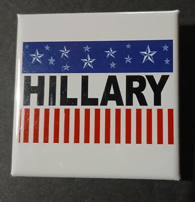 Hillary Clinton Pinback Button 2" Presidential Campaign J7L | eBay