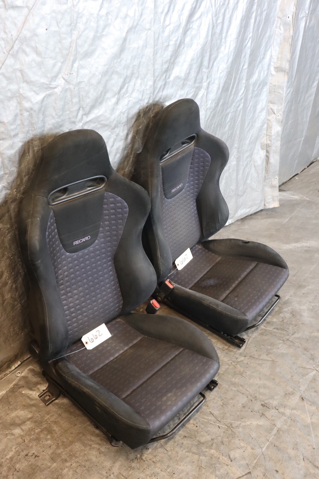 2003 MITSUBISHI LANCER EVOLUTION 8 GSR EVO8 OEM RECARO FRONT RH LH ...