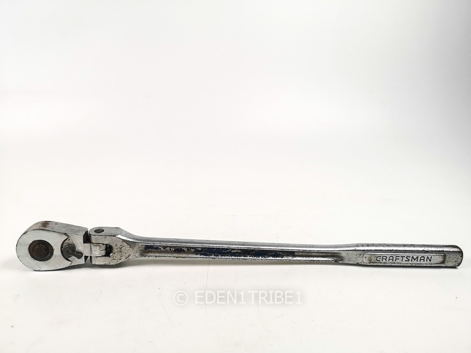 1/2" Drive Vintage Craftsman Flex Head Long Handle Socket Ratchet VVJ ...