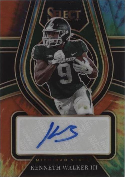 2022 Panini Select Draft Picks - Rookie Signatures Kenneth Walker III # ...