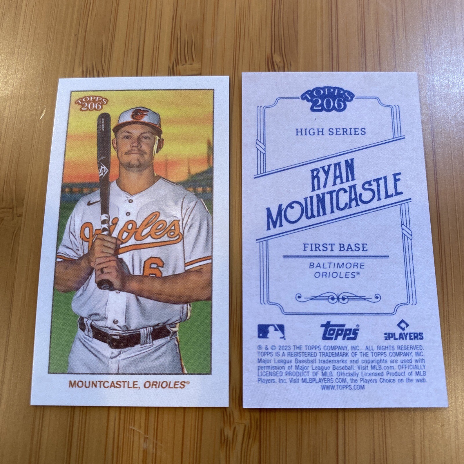 2023 Topps T-206 High Series RYAN MOUNTCASTLE Baseball Card BALTIMORE ...