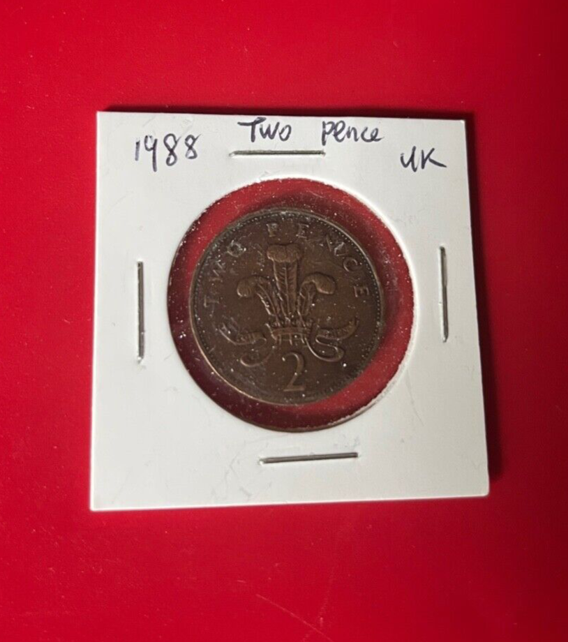 1988 TWO PENCE UK COIN - NICE WORLD COIN !!! | eBay