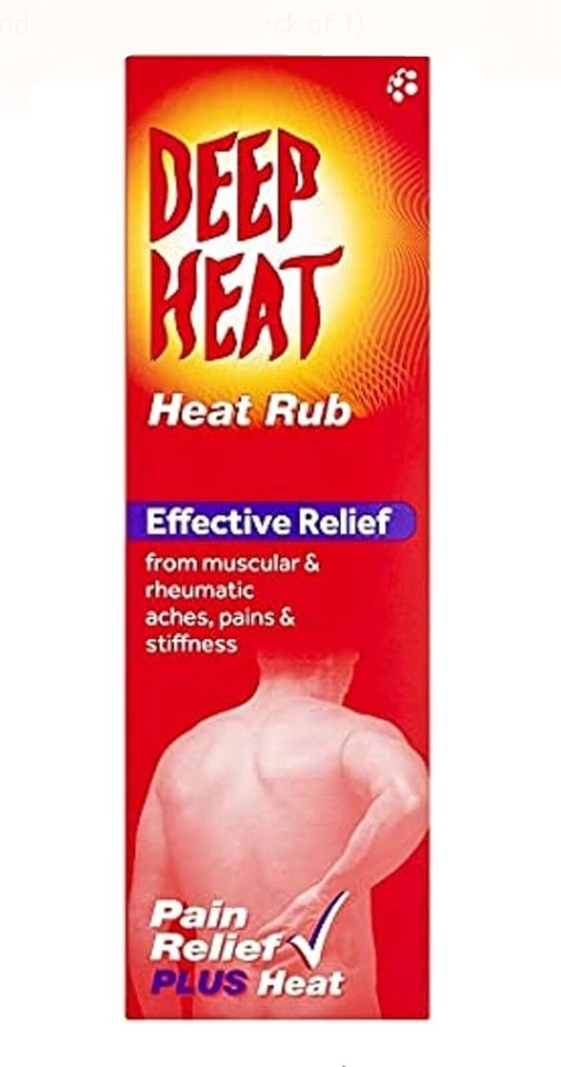DEEP HEAT CREAM LARGE TUBES PAIN RELIEF RUB ACHES - Pack 2 100g Each ...