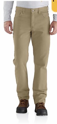 Carhartt Pants Mens 36x34 Rugged Flex Canvas Relaxed Fit BN2517-M NEW ...