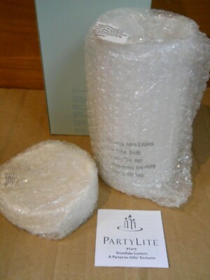 NIB PartyLite Snowflake Lantern P7475, 3-Piece, | eBay