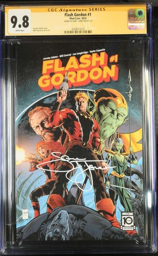 Flash Gordon #1 CGC SS 9.8 Signed Sam J. Jones Autograph Mad Cave 2024 ...