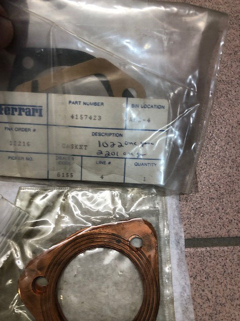 Ferrari 246 365 308 275 330 Gaskets lot OEM NOS rare parts | eBay