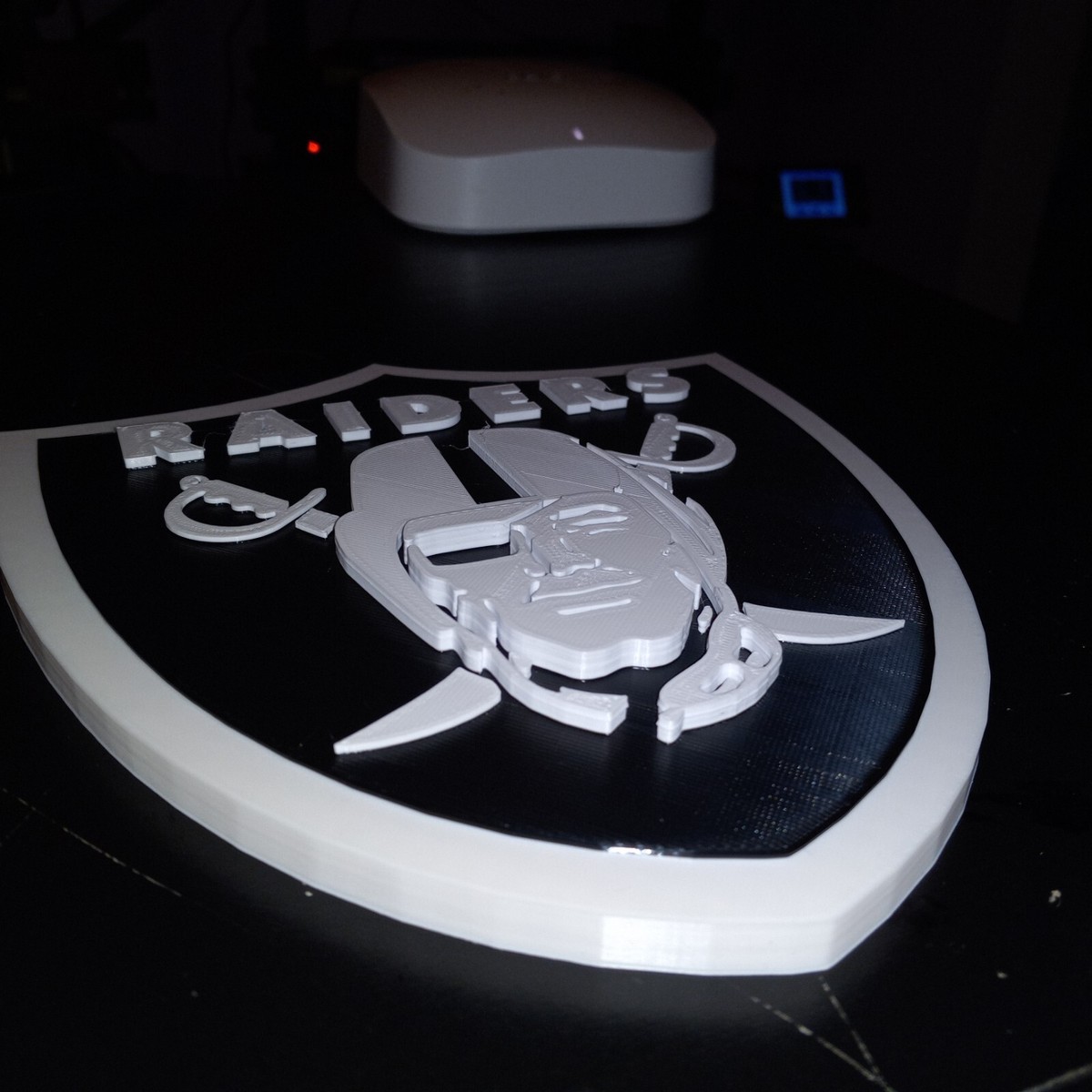 Raiders 3d Logo WinCraft Las Vegas Raiders Post Logo Earrings