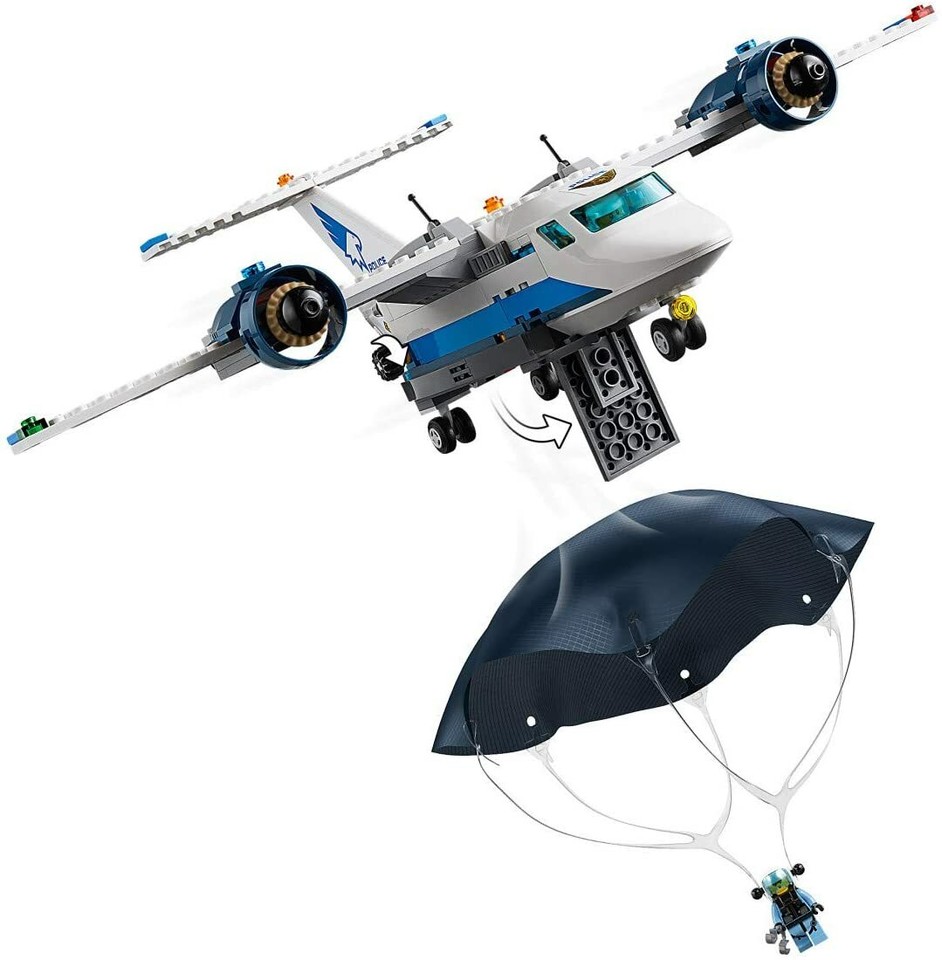 LEGO City Sky Police Air Base 60210 Building Kit (529 Pieces) Factory ...