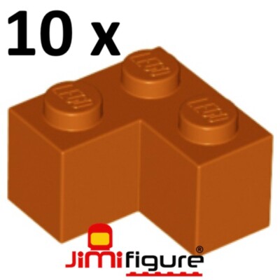 NEW 10 x LEGO 2x2 Corner Brick Dark Orange 2357 Genuine Bulk Lot | eBay ...