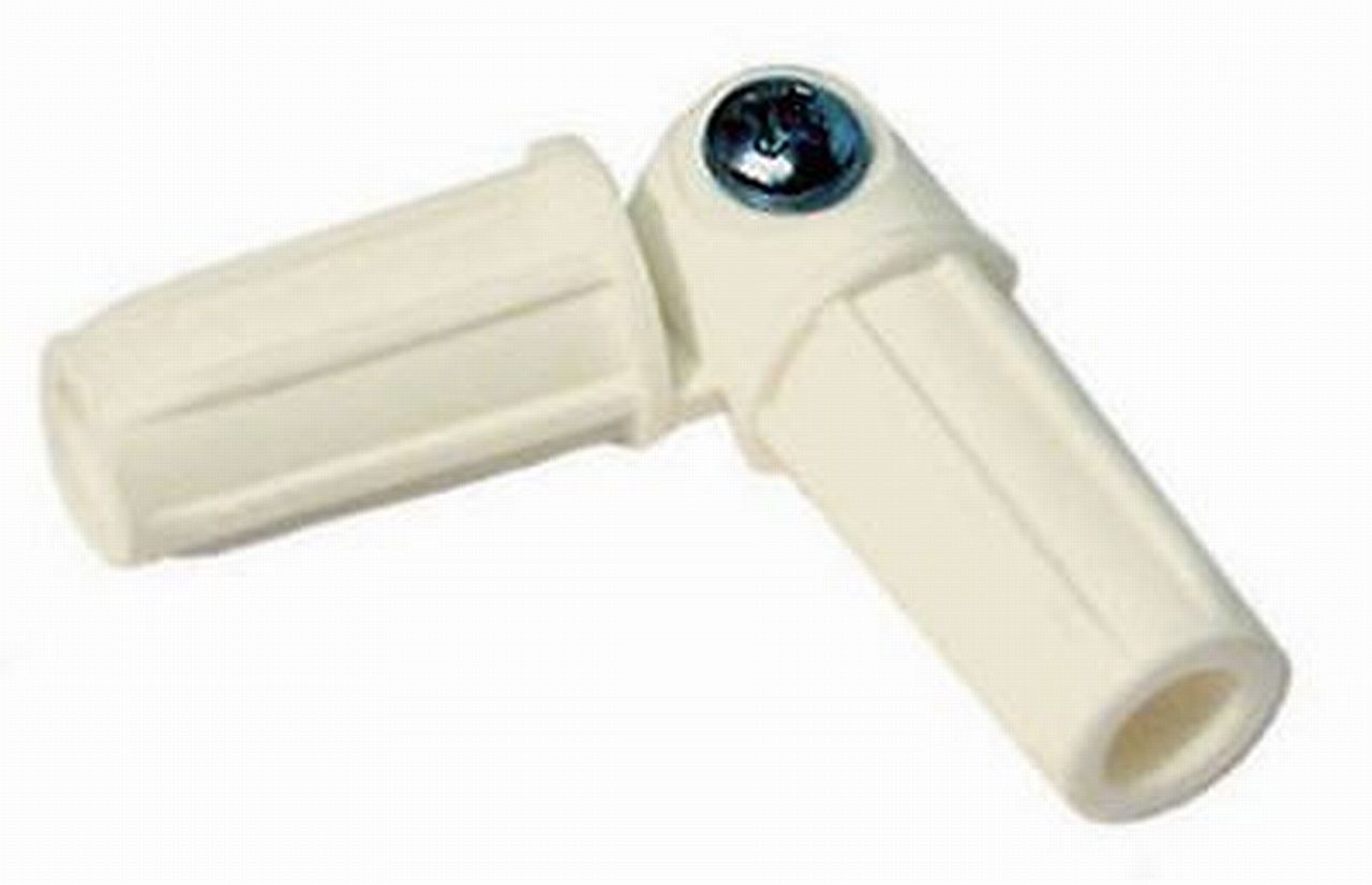 8 x ELBOW JOINERs 16mm Curtain Rod Pole Conduit Bay Window Connector ...