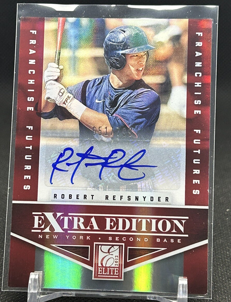2012 Elite Extra Edition - Franchise Futures Signatures #21 Rob ...