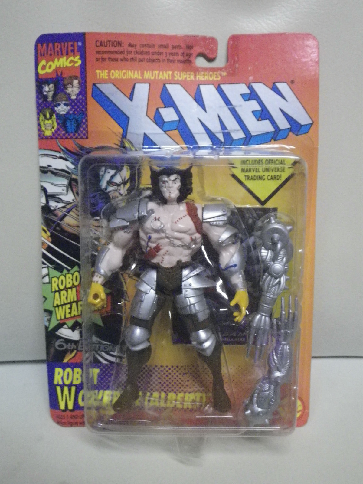 1994 X-MEN ROBOT WOLVERINE (ALBERT) 6th Ed. #49356 Marvel Comics TOY ...