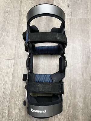 Townsend Thuasne Knee Brace Gray Rebel Reliever Adjustable Length Right ...