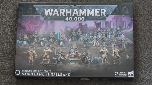 Thousand Sons Warpflame Thrallband Battleforce Sekhetar Army Box 40K ...