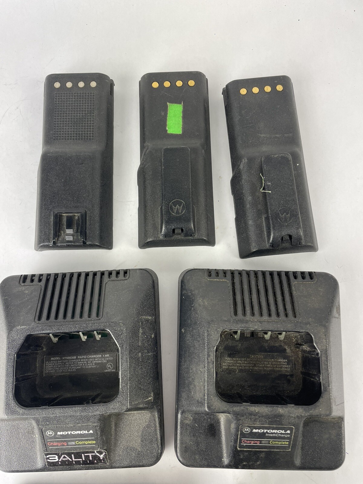 LOT OF 7 MOTOROLA PORTABLE RADIO'S GP350 HTN9042A - VHF UHF - UNTESTED ...