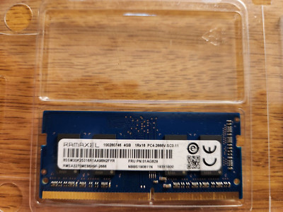 Ramaxel RMSA3310NA86H9F-2666 4GB 1Rx16 PC4-2666V DDR4 Laptop Ram Memory ...