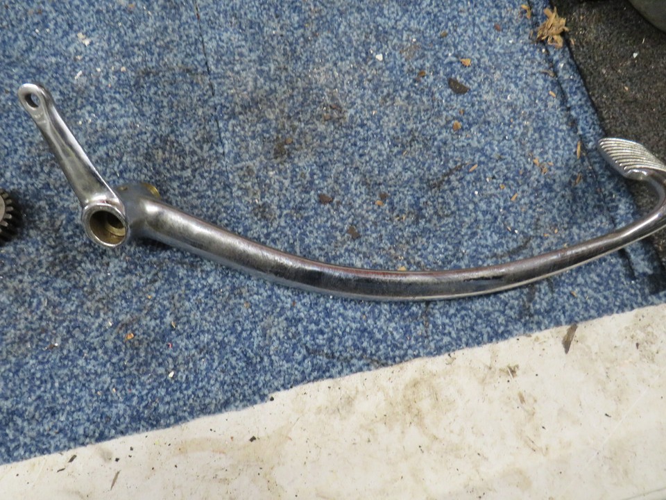 bsa b31 m20 rear brake peldal chrome plated | eBay