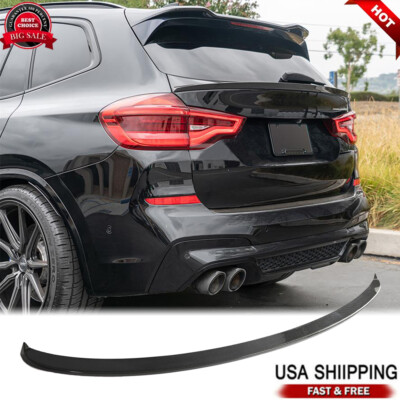 REAL CARBON Rear Roof Spoiler Middle Wing For BMW X3 G01 F97 X3M IX3 ...