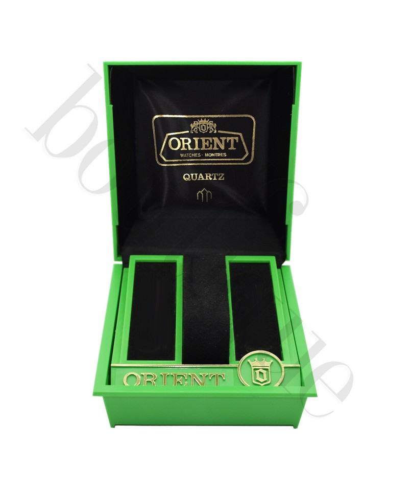 ORIENT WATCHES - VINTAGE - NEW Green Empty Watch Gift Presentation Box ...