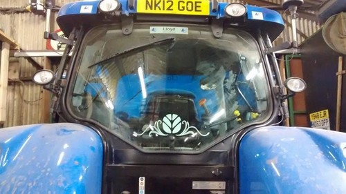 Rear Window Swirl New Holland Fendt Case Massey John Deere Claas ...