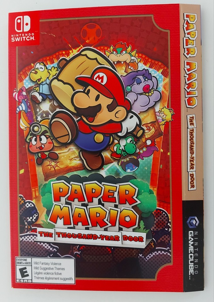 Paper Mario The Thousand Year Door Promo Cardboard Slipcover Canada ...