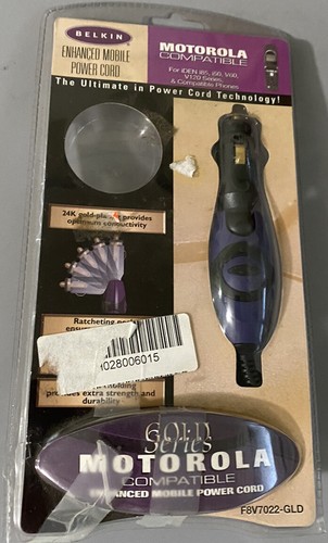 Open Box Belkin Car Charger Motorola Cel Phones: iDEN i85,i50,V60 ...