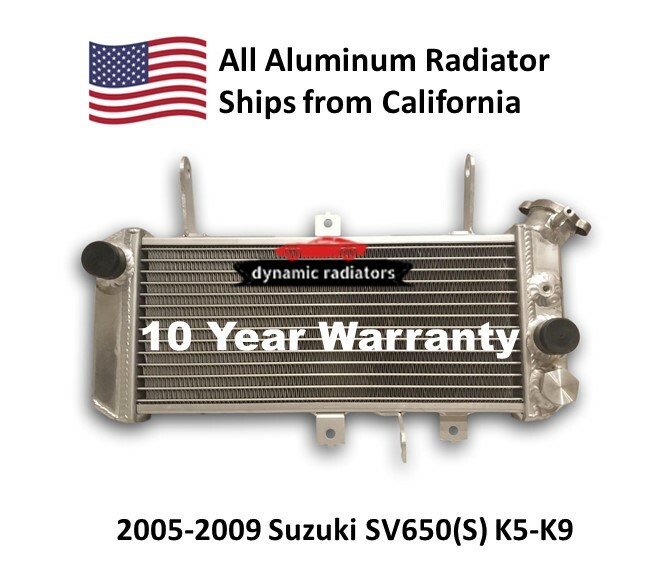 All Aluminum Radiator 2005-2009 SV650 SV650S K5-K9 OEM":17710-17G40 ...