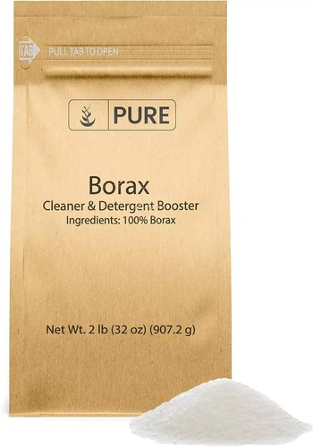 Borax Powder (2 Lb) Sodium Borate, Multipurpose Cleaning Agent, Ideal ...