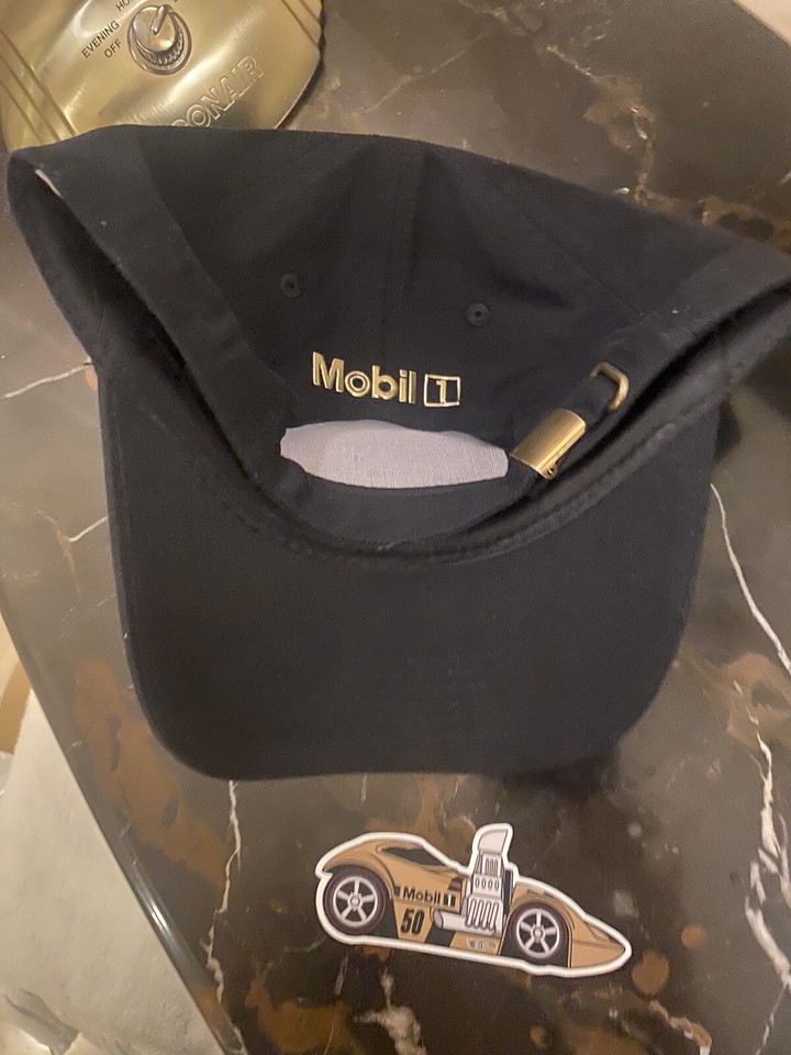 Mobil 1 Hat - Cap “50 Years” Commemorative Hat And Sticker SEMA 2024 | eBay