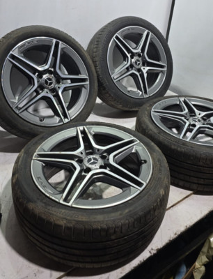 MERCEDES A CLASS A200 2019 W177 1.3T SET 4 ALLOY WHEELS 225/45 R18 ...