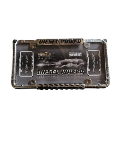 Diesel Power Chrome License Plate Frame ( NEW ) | eBay