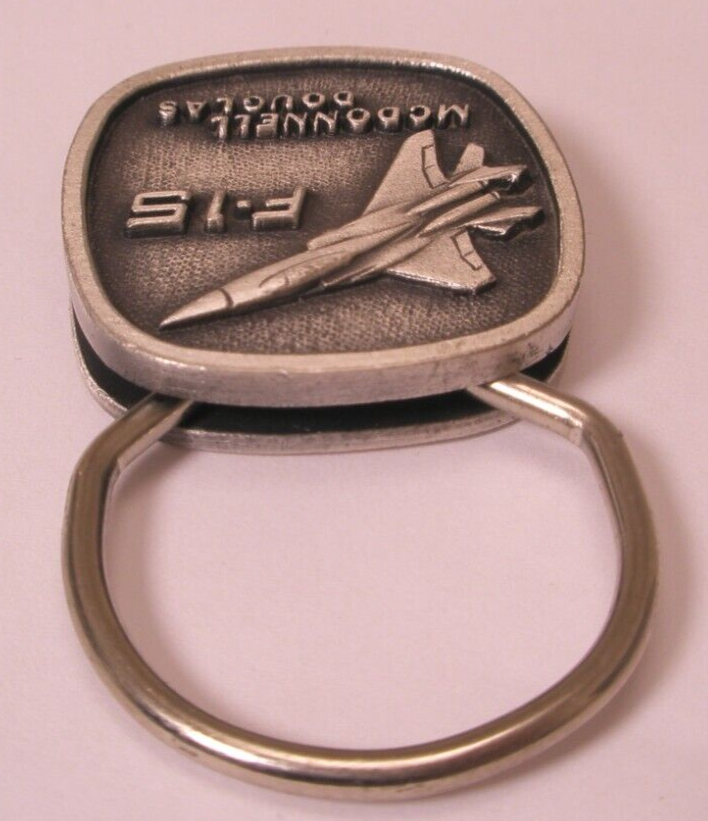 F-15E Eagle McDonnell Douglas Vintage Key Chain fighter jet airplane ...