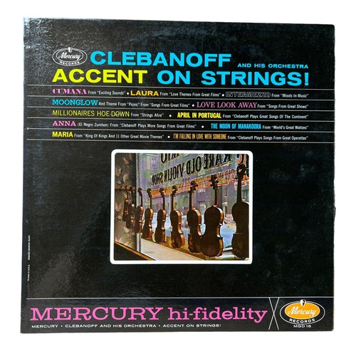 Clebanoff And His Orchestra - Accent On Strings (VG+) Vinyl Record LP ...