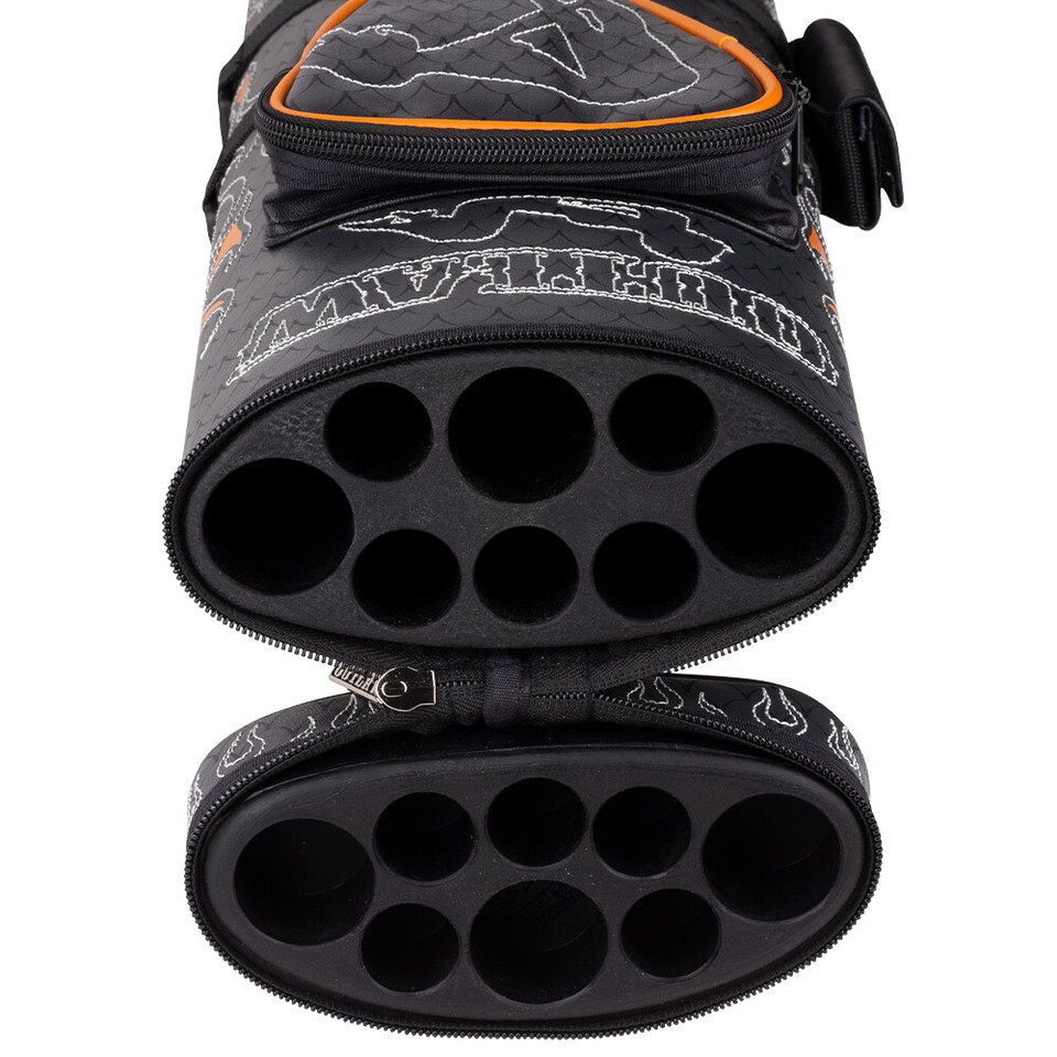 Outlaw OLB35D Stitch Flames 3x5 Hard Pool Cue Case Billiard Stick ...