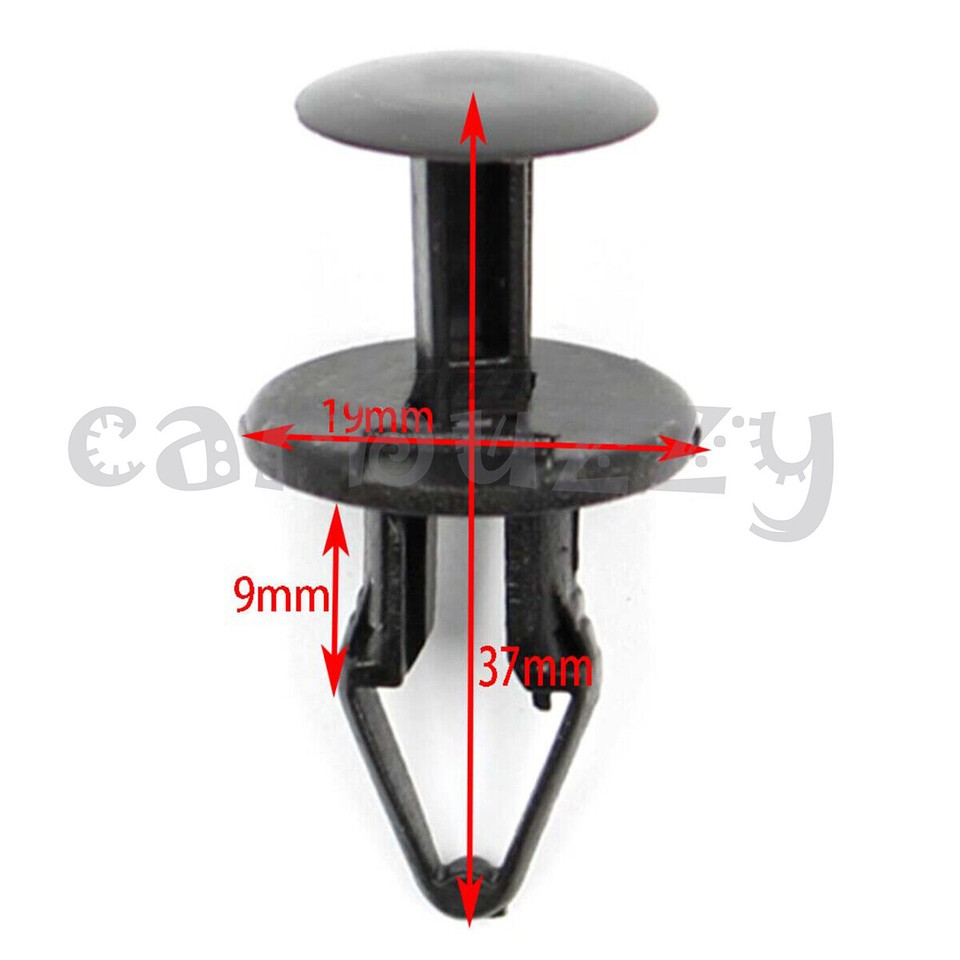 100 Fender Liner Clip Flares Retainer Push-Type Fastener For GMC For GM ...