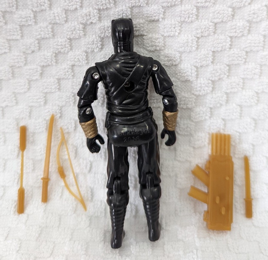 GI Joe Black Major Custom Cobra Ninja Ku Viper Storm Shadow Plastirama ...