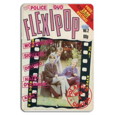 Flexi-Pop No.2: Vintage Rock Magazine Cover Art Metal Sign | eBay