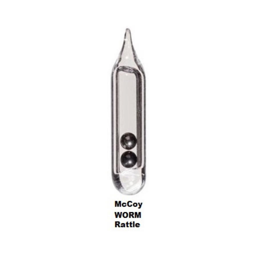 McCoy Fishing Rattles Glass Worm Tube Flanged Tournament Combo Bulk ...