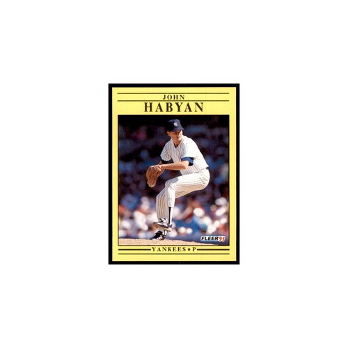 1991 Fleer Update John Habyan Baseball Cards #U-42 | eBay