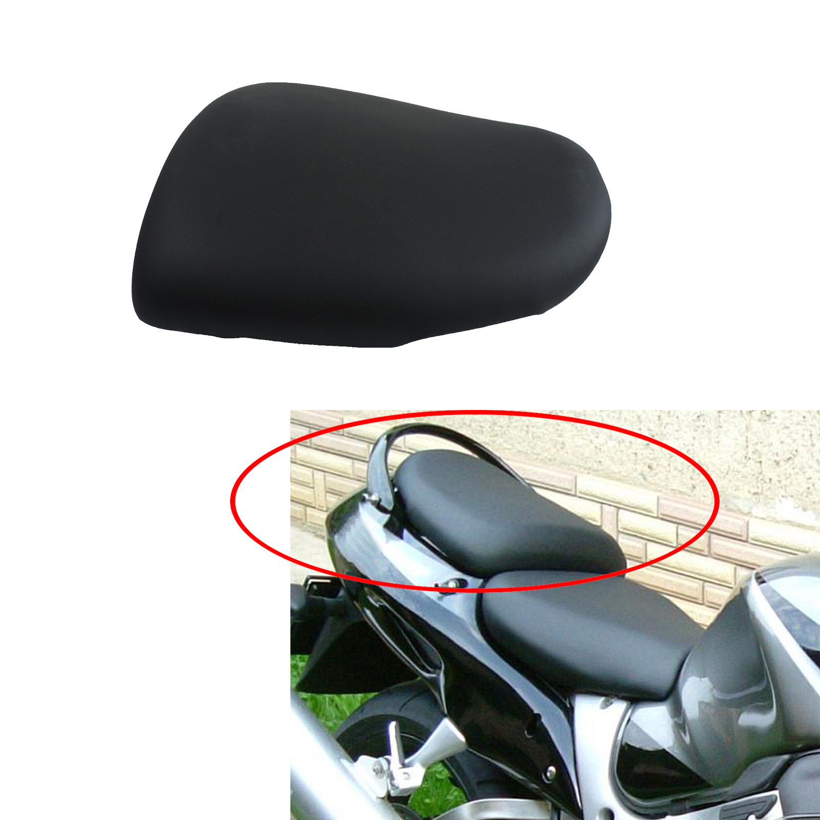 Rear Passenger Seat Pillion Fit For Suzuki Hayabusa GSX1300R 1999 2000 ...