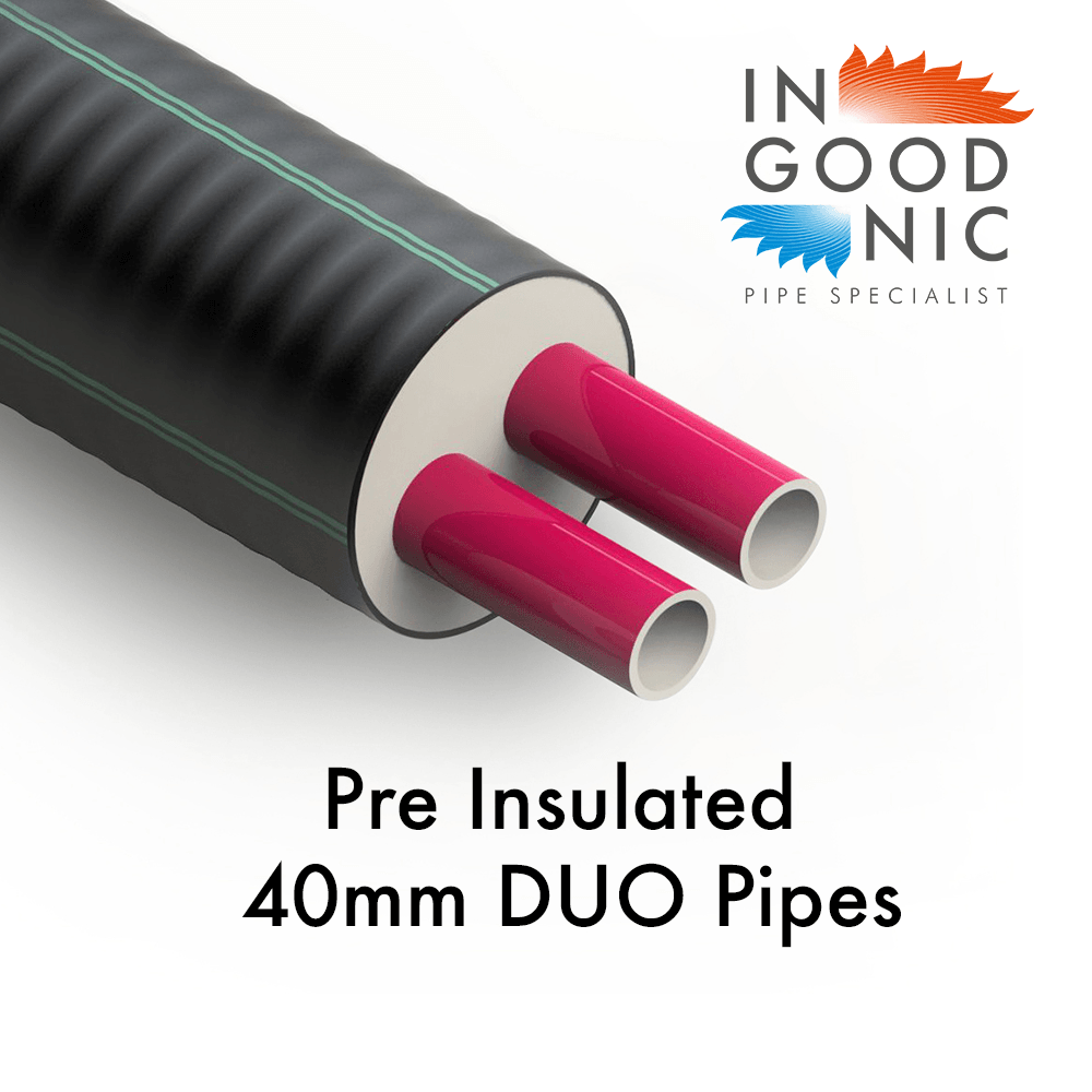 40 DUO Pre Insulated Heating Pipe KIT | eBay UK