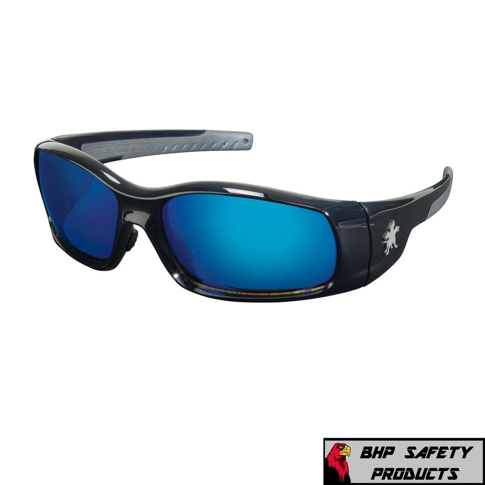 MCR CREWS SWAGGER SAFETY GLASSES SUNGLASSES WORK SPORT EYEWEAR ANSI Z87 ...